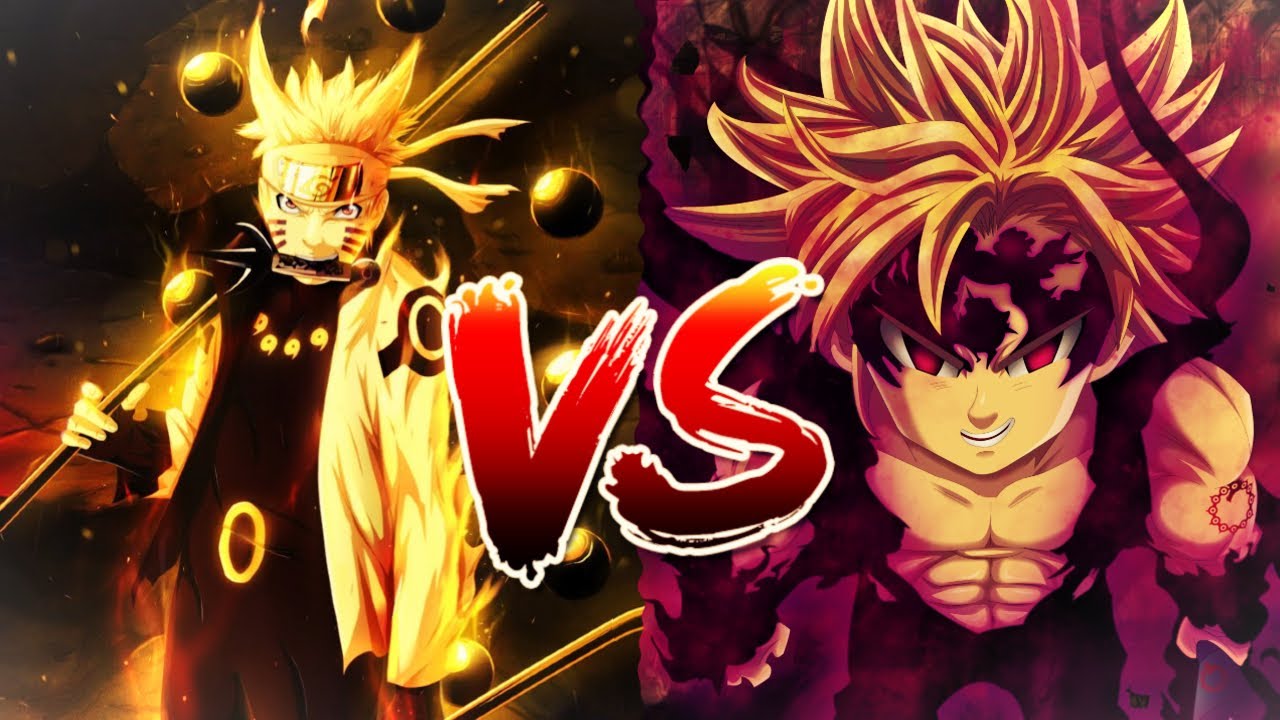 NARUTO VS MELIODAS | Naruto x Nanatsu no taizai [Loquendo] - YouTube