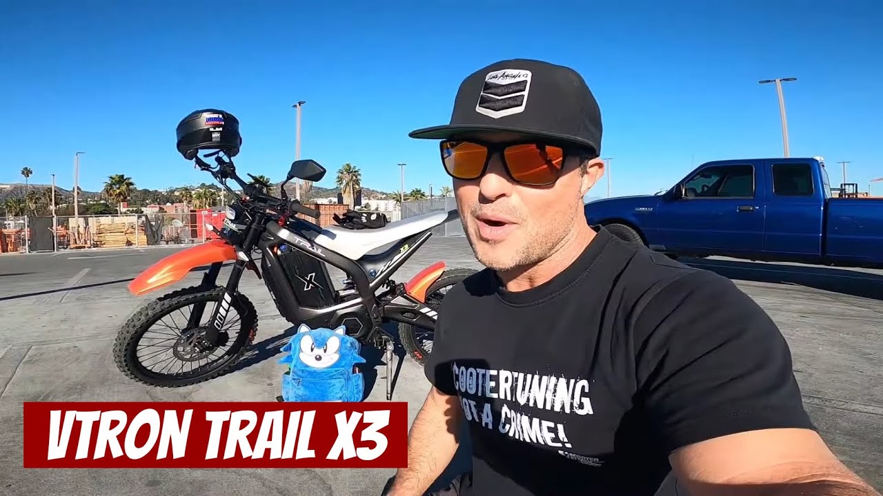 New VTRON TRAIL X3 quick test ride - YouTube