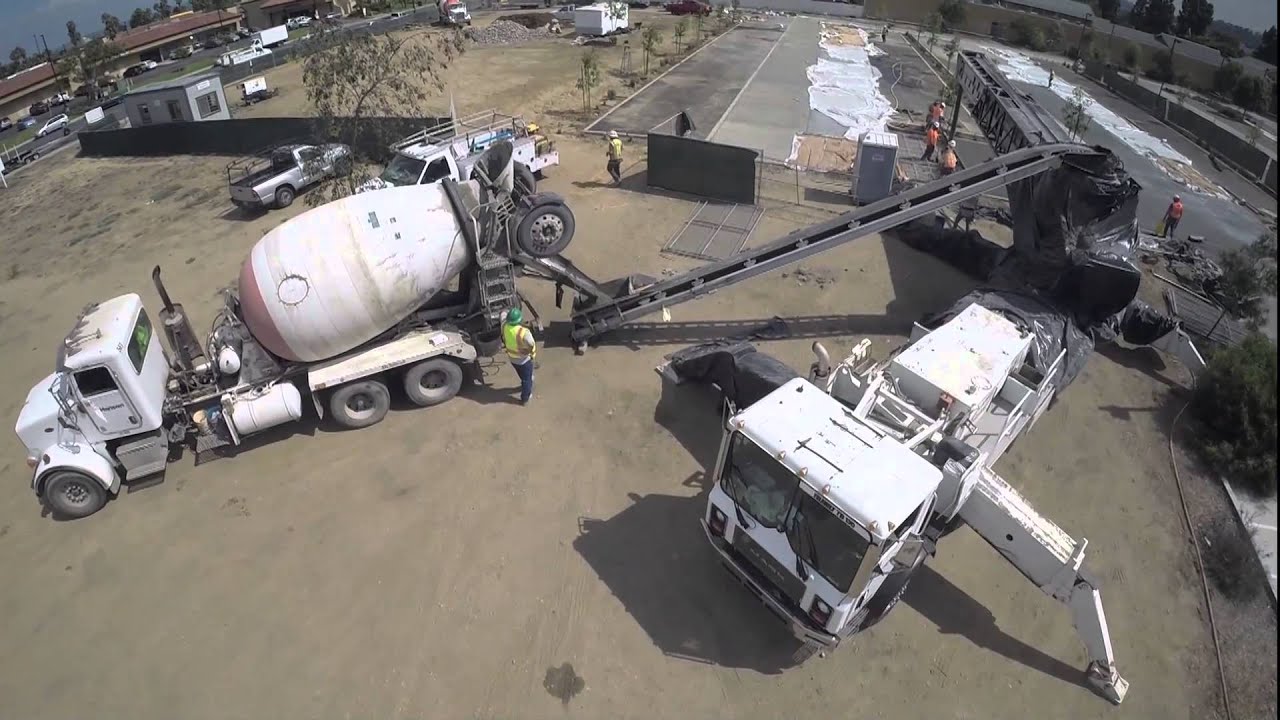 1/2 Concrete Pouring - PAL General Engineering, Pre-Construction Video, San Diego, California ...