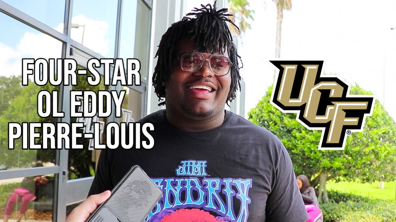 Four-star OL Eddy Pierre-Louis 'blown away' by UCF coaching staff ⚔️🏈 ...