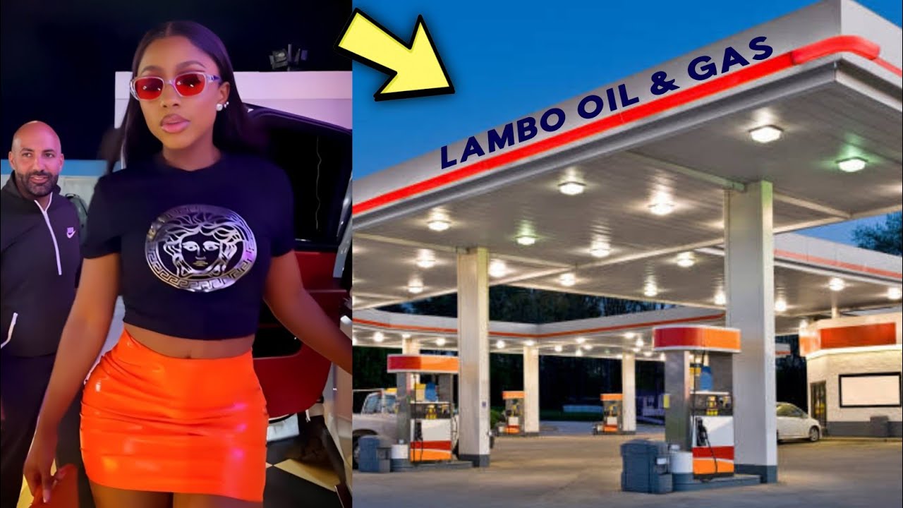Mercy Eke Goes Viral As She Opens Her Own Filling Station Lambo Oil And ...