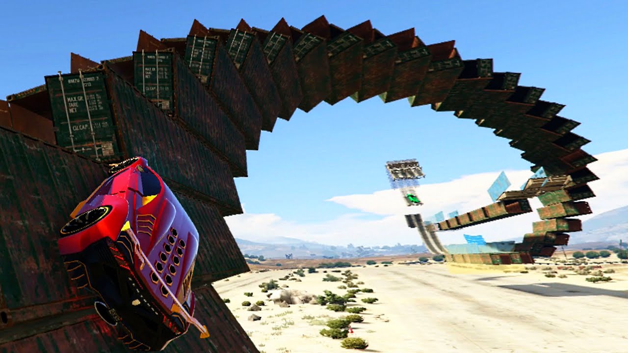 CRAZIEST TWIRL RAMP! (GTA 5 Funny Moments) - YouTube