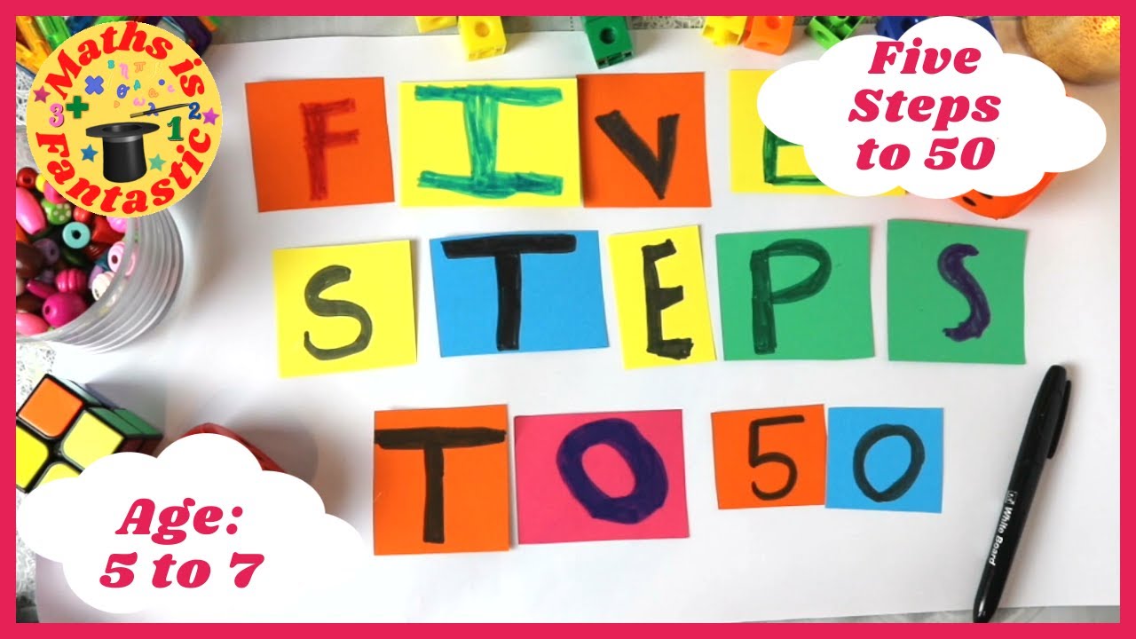 Playing Five Steps To 50 Challenge, Making Maths Learning Fun! Maths ...