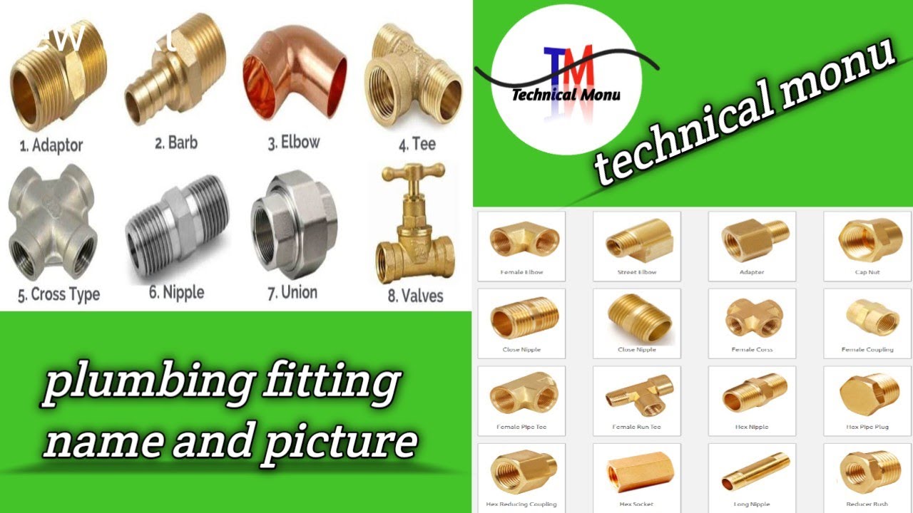plumbing material name and picture!! plumbing fitting name!! plumbing ...