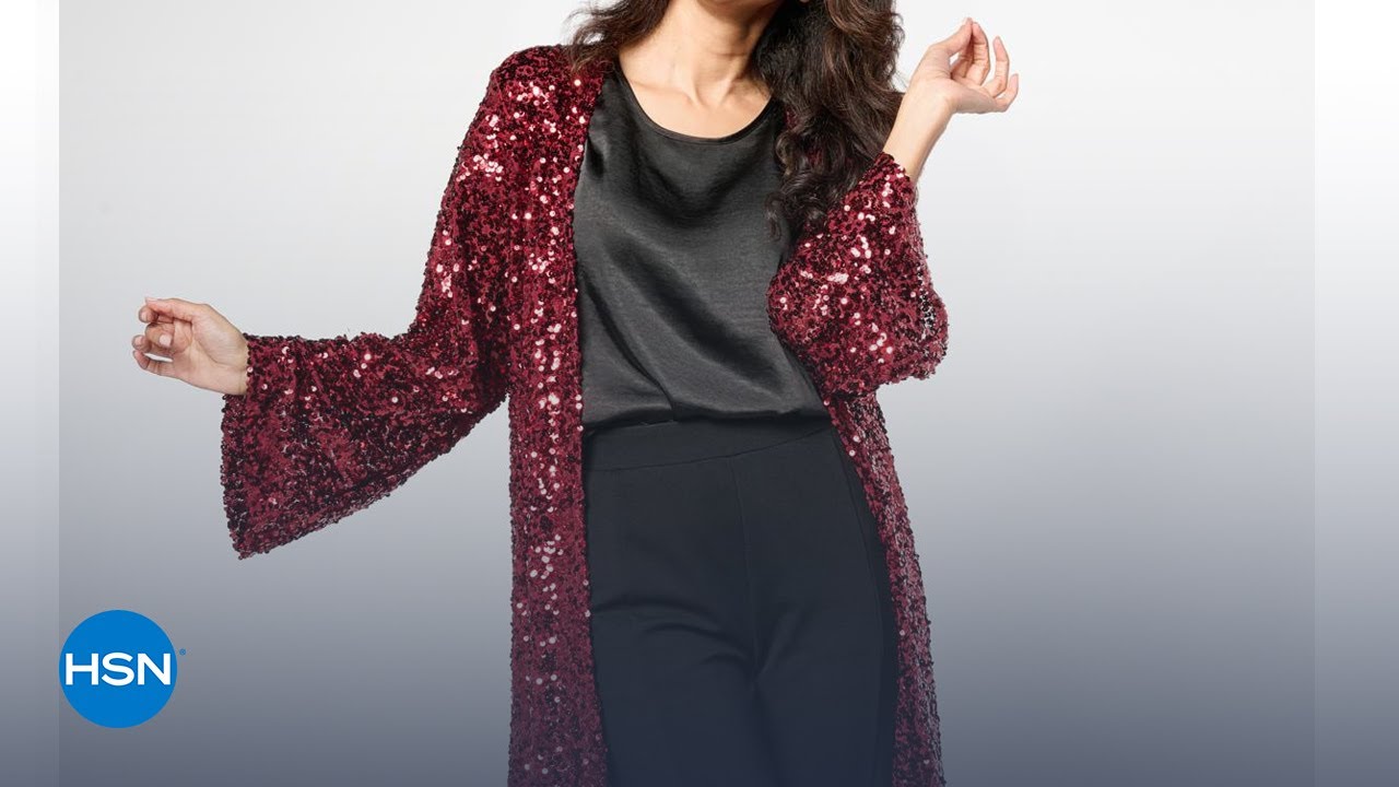 Antthony Design Originals Sequin Duster | HSN - YouTube