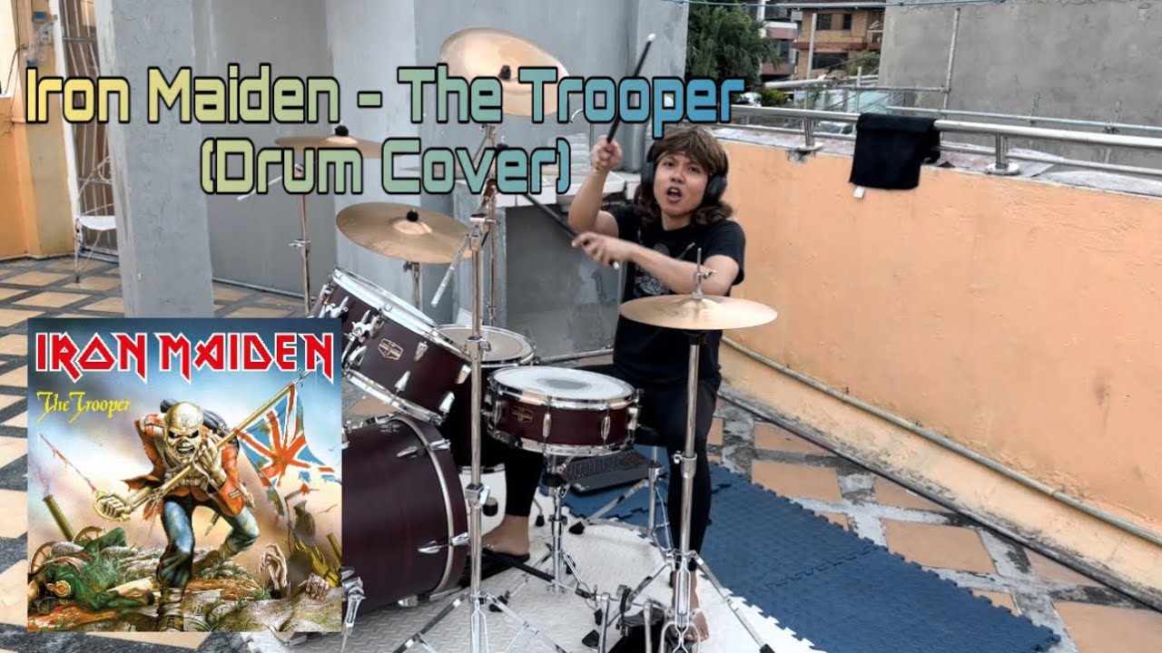 Iron Maiden - The Trooper (Drum Cover) - YouTube