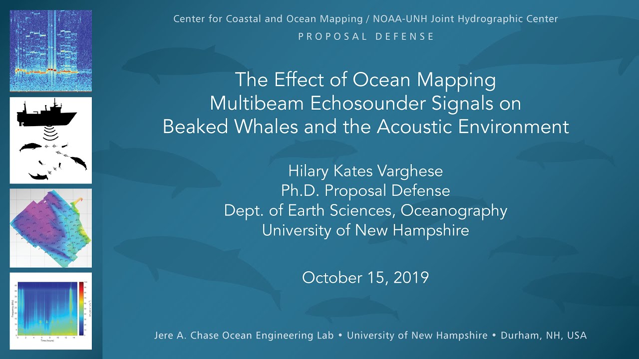 Effect of Ocean Mapping Multibeam Echosounder Signals on Beaked Whales ...