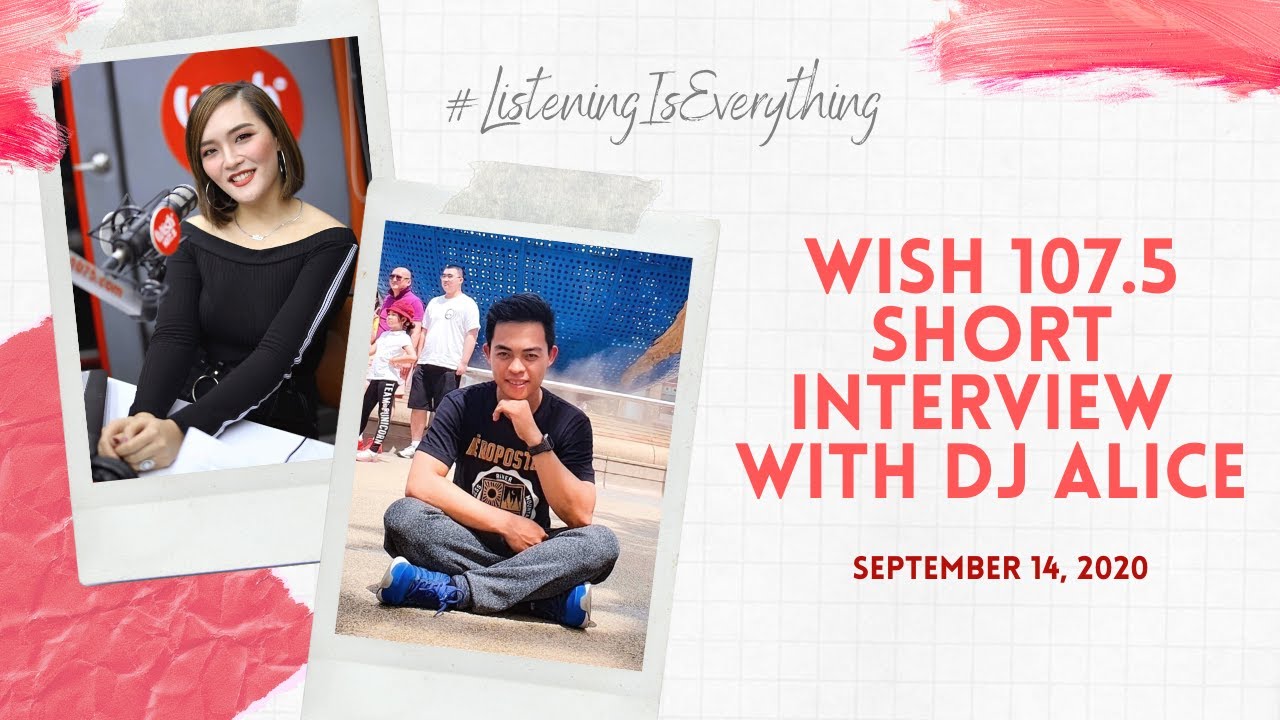 Wish 107.5 Podcast Interview with DJ Alice - YouTube