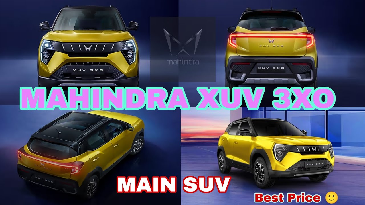 XUV 3X0 🚗 MAIN SUV MAHINDRA XUV3XO ! Best Variant of mahindra XUV 3XO 🙂 ...