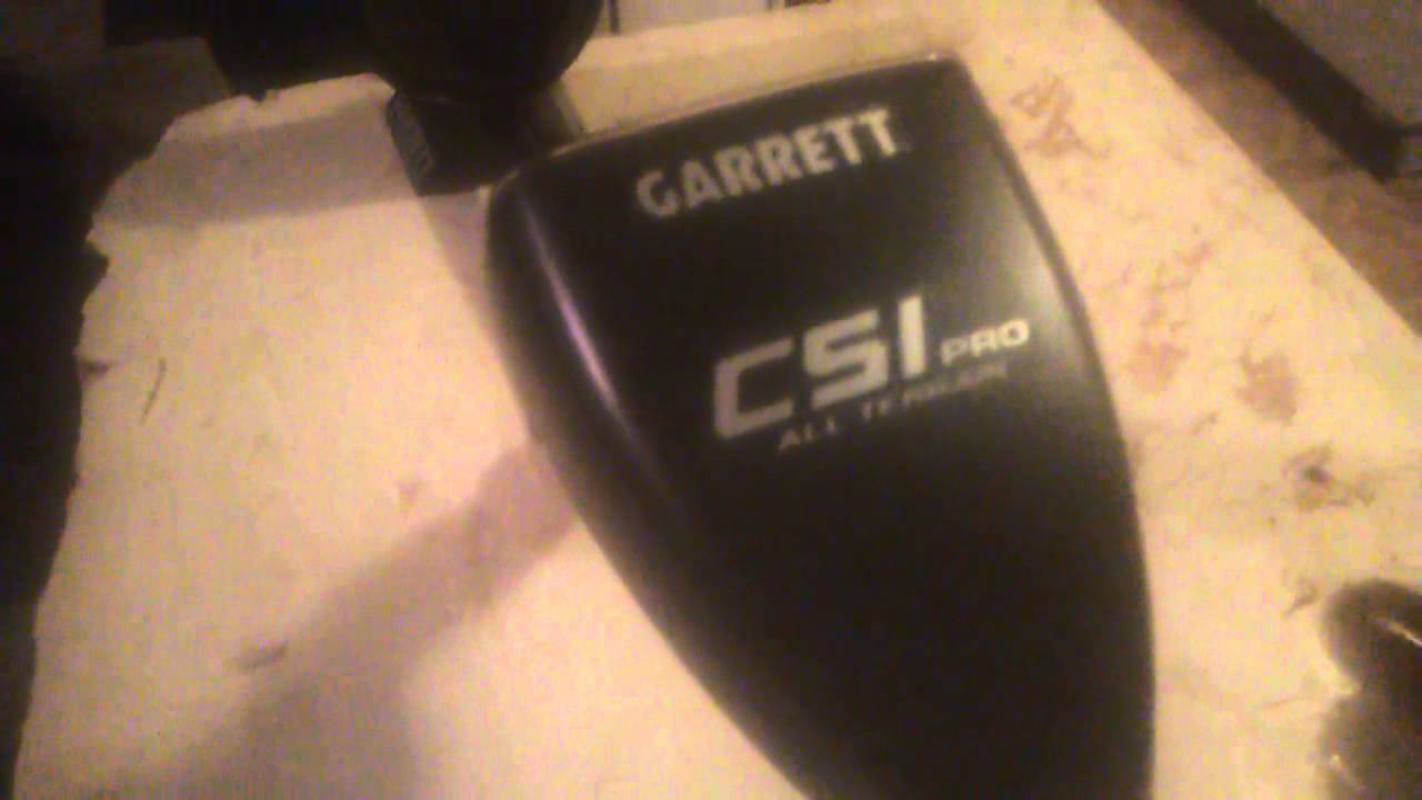 Garrett csi pro AT.... - YouTube