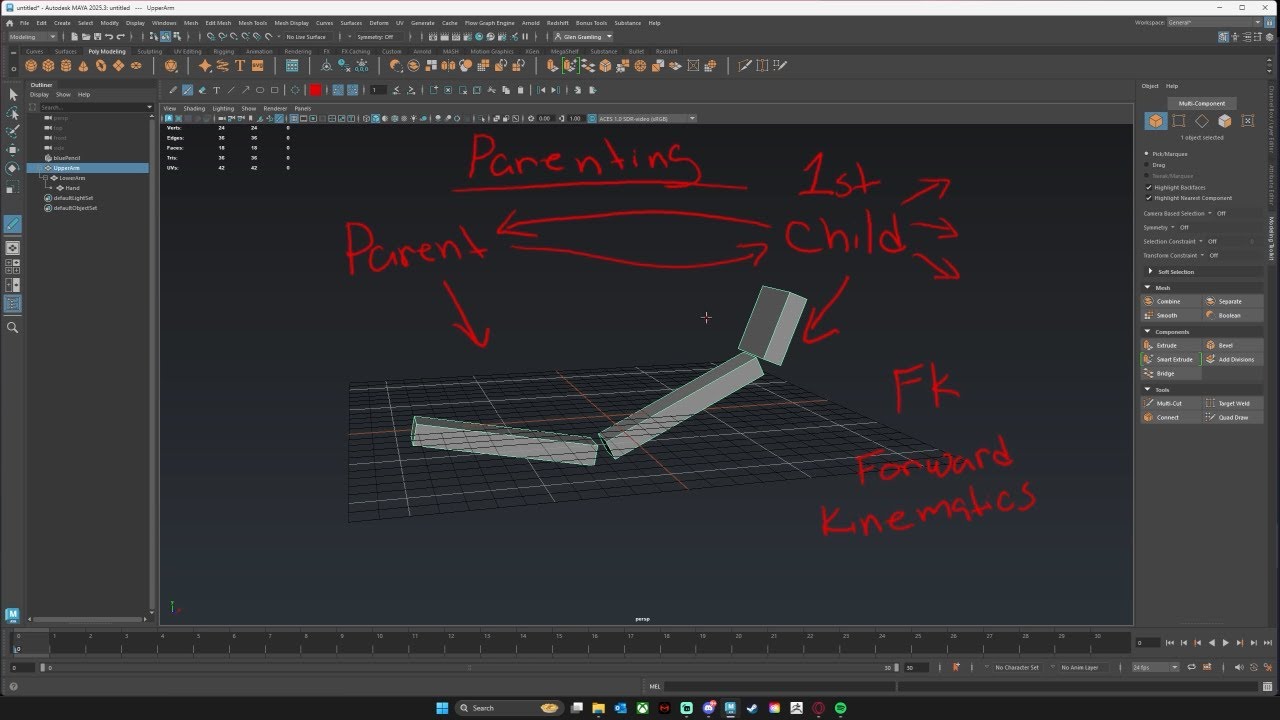 Basic Rigging Principles in Maya - YouTube