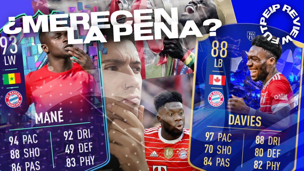MANE FLASHBACK & DAVIES NOMINADO AL TOTY REVIEW 🟣🔵🟡 | FIFA 23 | FUTPEIP ...