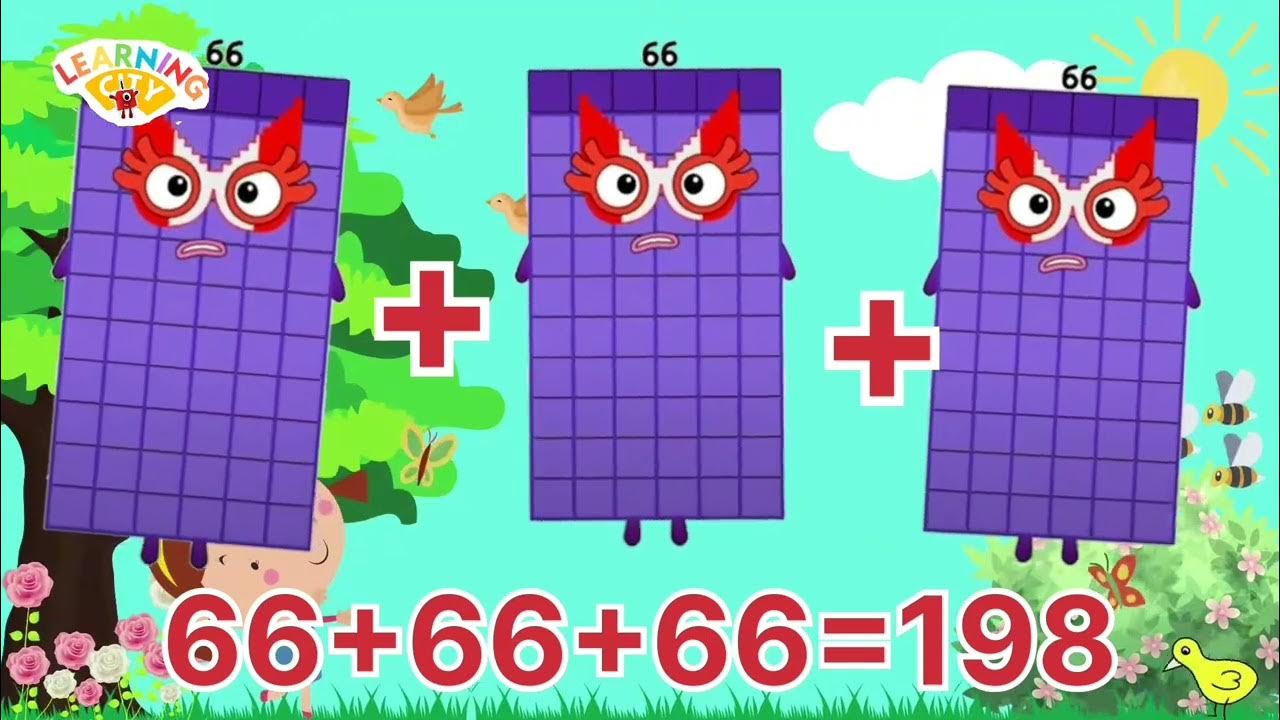 Unlock Numberblocks Addition triple same 61 to 70 | Learn To Count#123@learningcity786 - YouTube