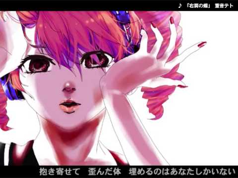 [utau] kasane teto butterfly on Your right shoulder - YouTube