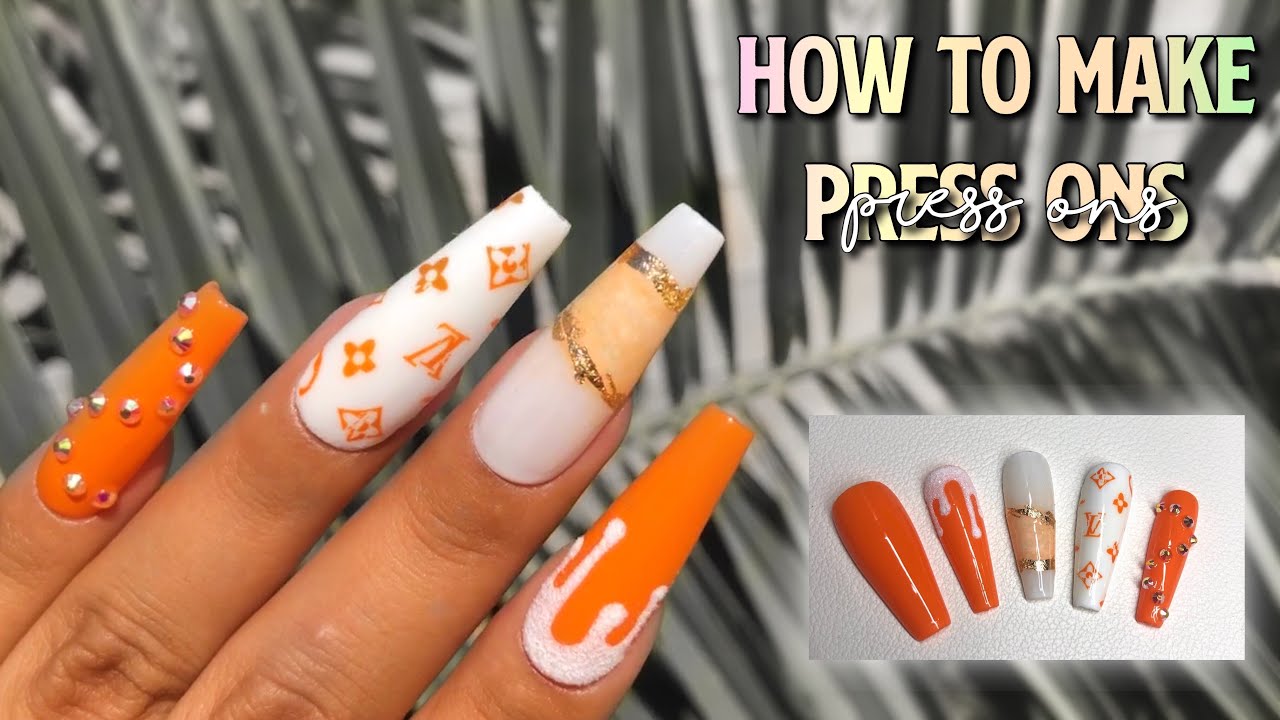 HOW TO MAKE LUXURIOUS PRESS ON NAILS TUTORIAL - YouTube