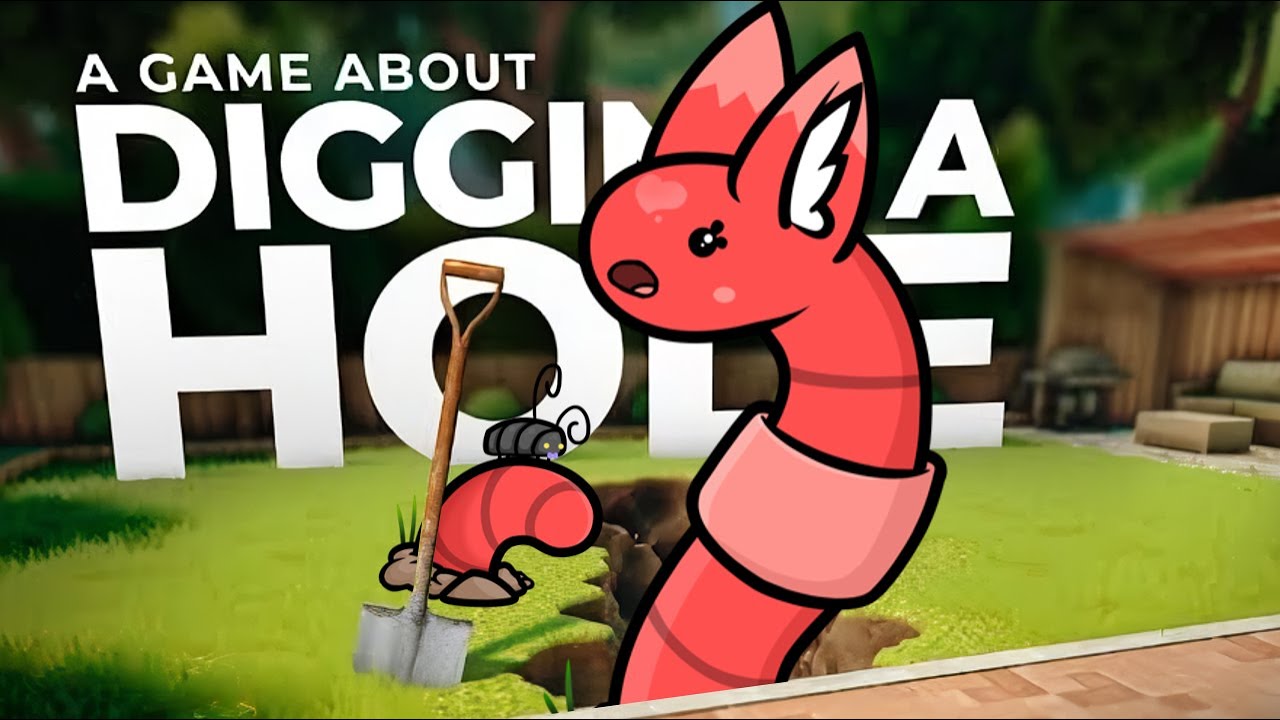 A game about digging a hole but where are all the worms!? 🪱 ฅ•ω•ฅ - YouTube
