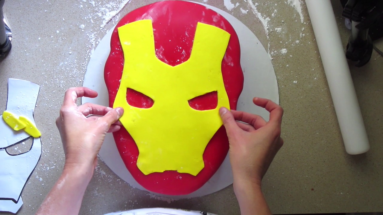 Iron Man Face Cake Iron Man Cake – Tanner & Gates