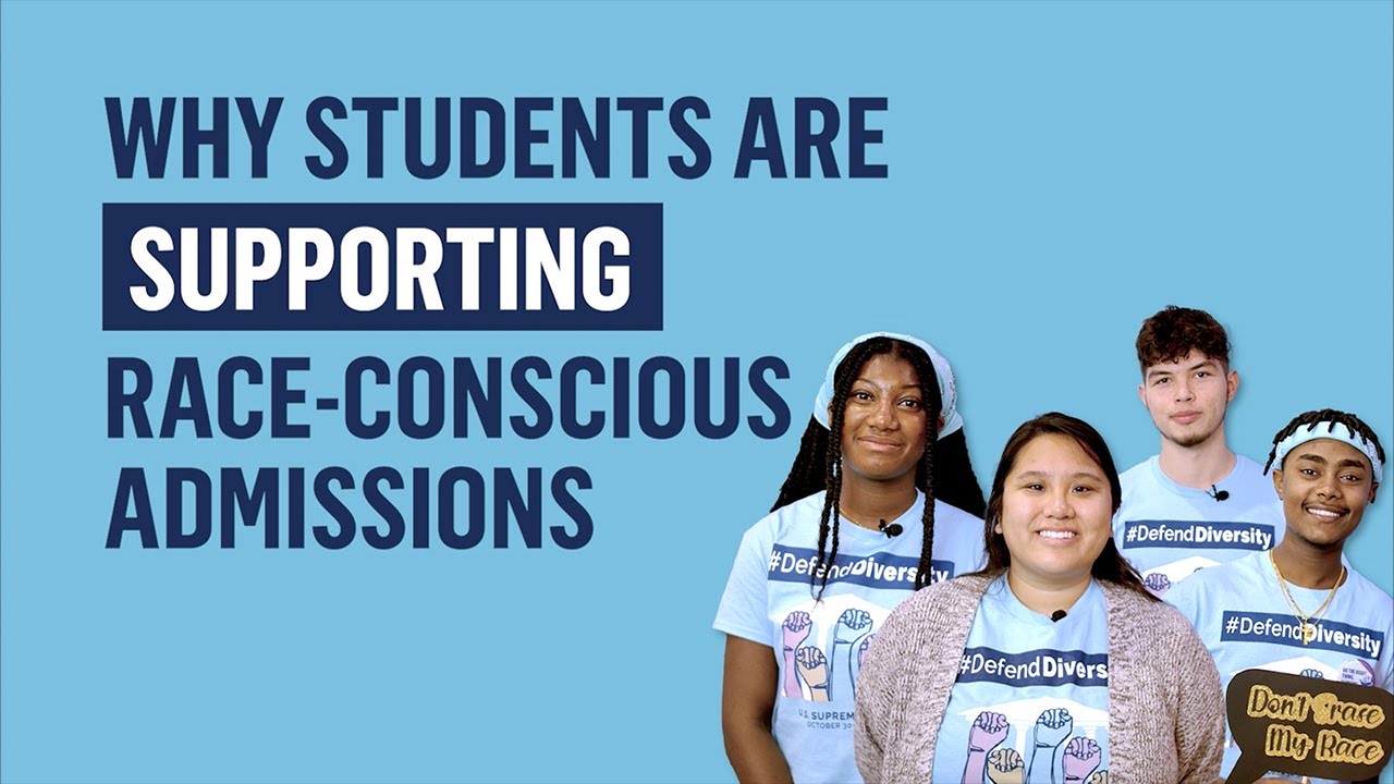 Why Students Are Supporting Race-Conscious Admissions - YouTube