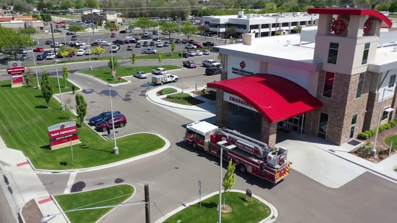 Nampa Police & Fire Celebrate Saint Als and Saltzer Nurses - YouTube