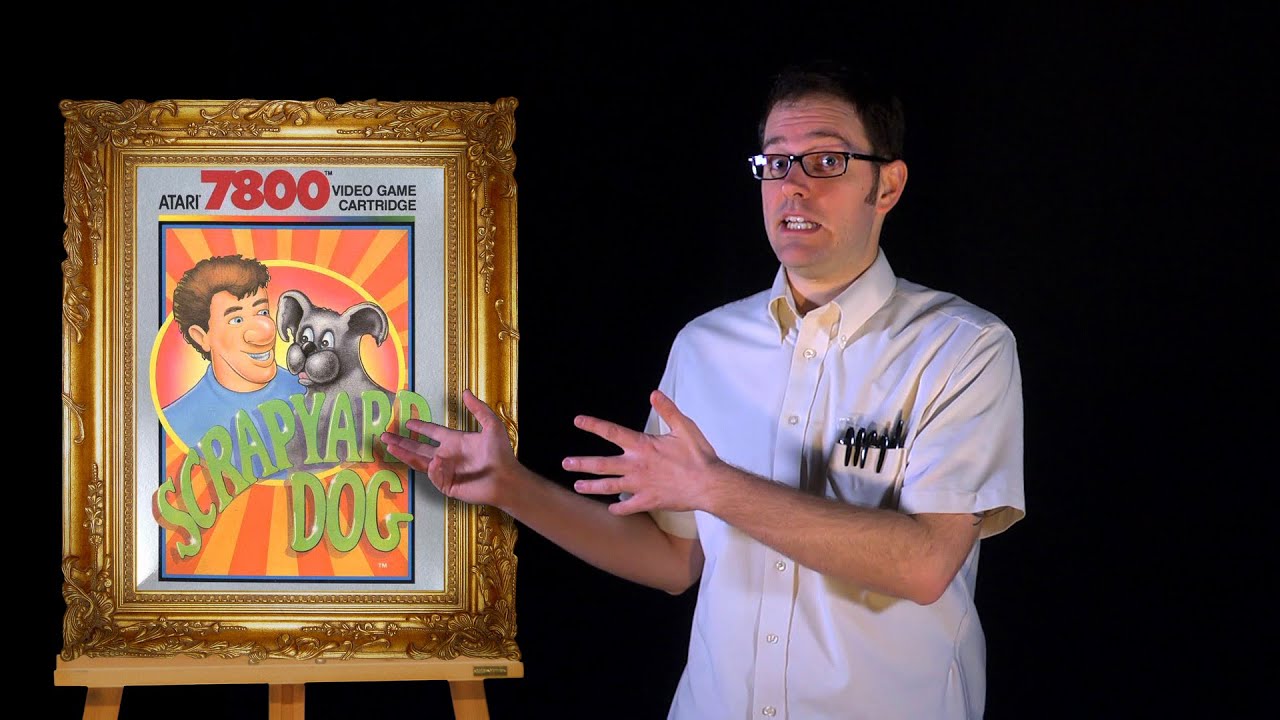AVGN: Bad Game Cover Art #19 - Scrapyard Dog (Atari 7800) - YouTube