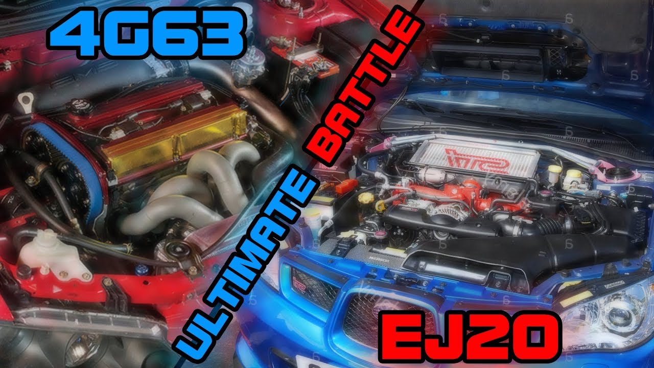 JDM Engine Eargasm: 4G63 vs EJ20 - The Sound Battle You Can't Miss! - YouTube