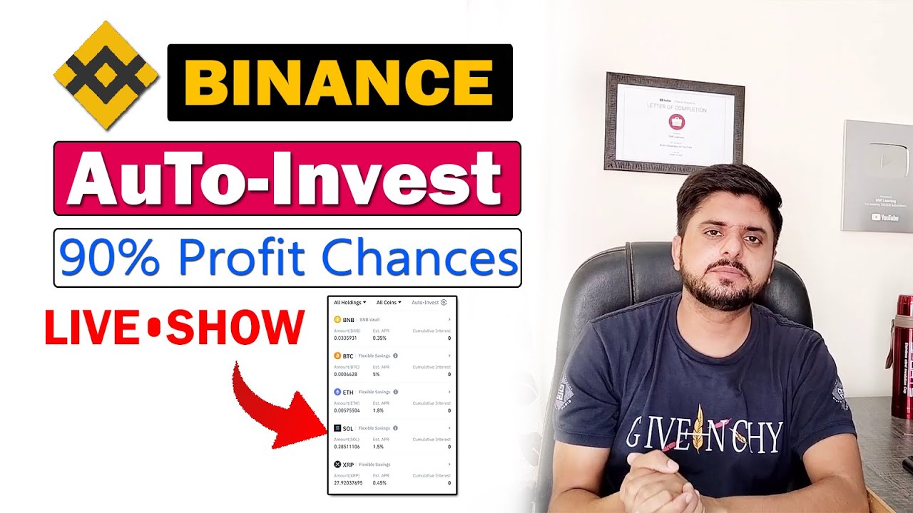 Auto-Invest Feature in Binance | 90% Profit Chances | Live Invest ...