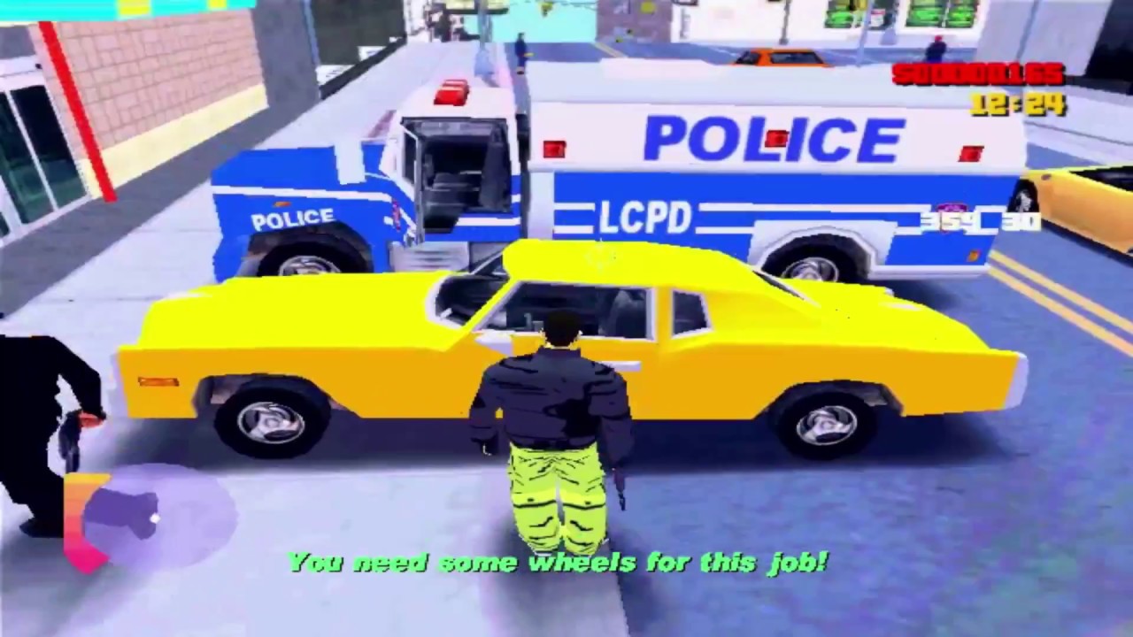 Grand Theft Auto III Alpha mod Gameplay - YouTube