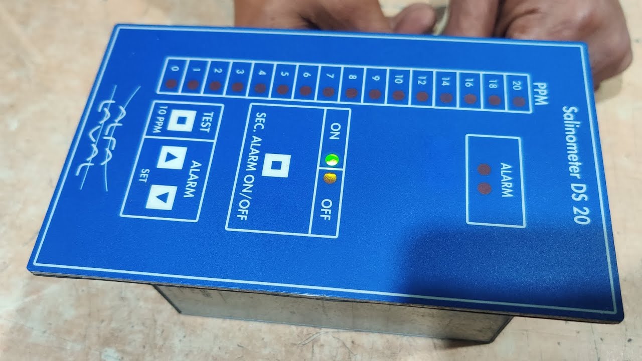 HOW TO POWER TEST SALINOMETER DS20 ? ALFA LAVAL SPARES FOR SELL DS20 ...