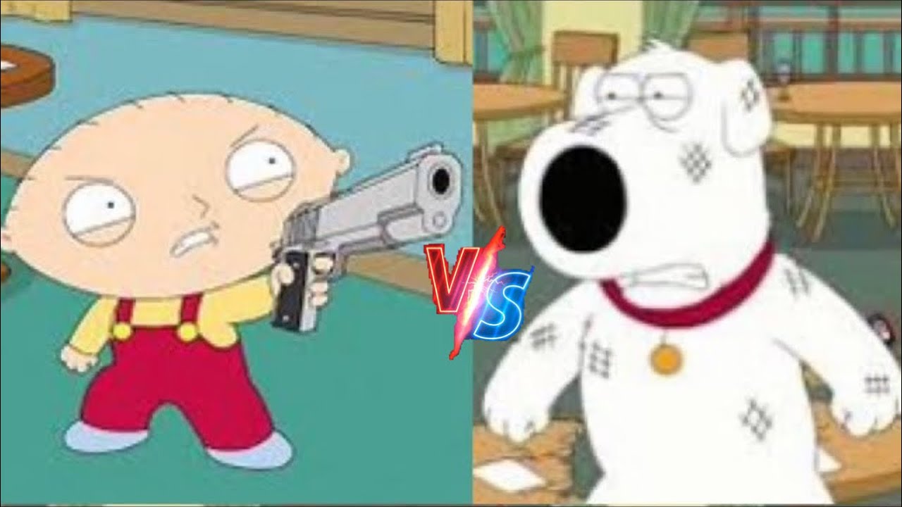 Gangsta Stewie With A Gun
