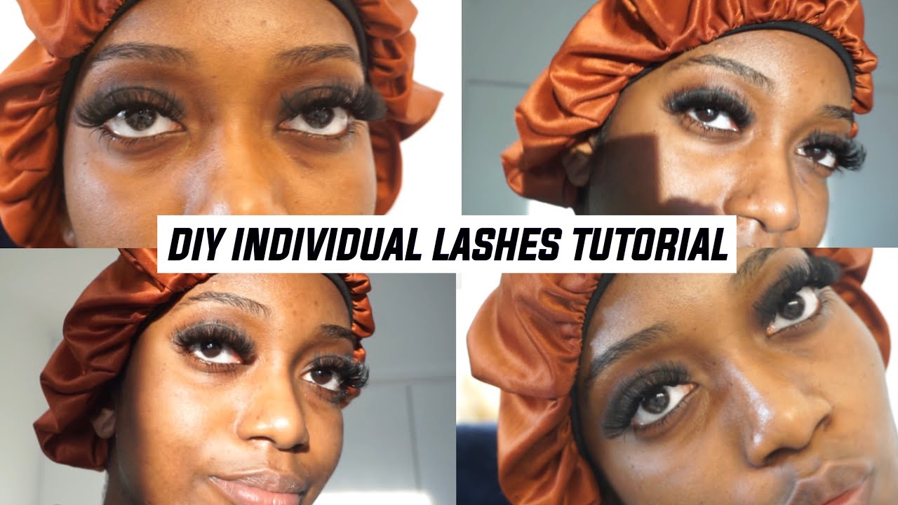 DIY INDIVIDUAL LASHES TUTORIAL | DIY LASHES AT HOME | YGMT - YouTube