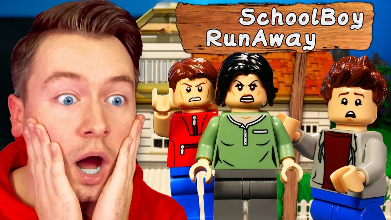 SCHOOLBOY RUNAWAY in LEGO der FILM!😱 - YouTube