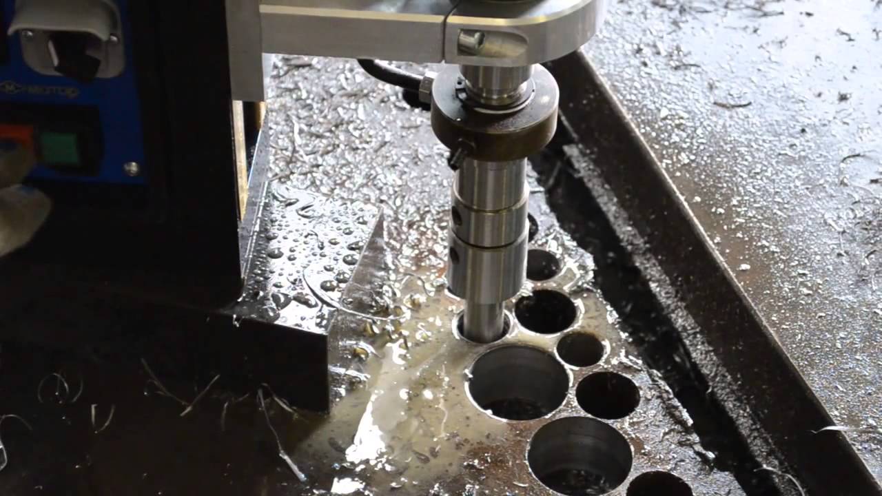 MAGTRON magnetic drill - YouTube