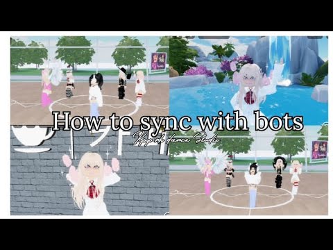 How to sync with bots in rh dance studio~ (Roblox rh dance studio kpop ...