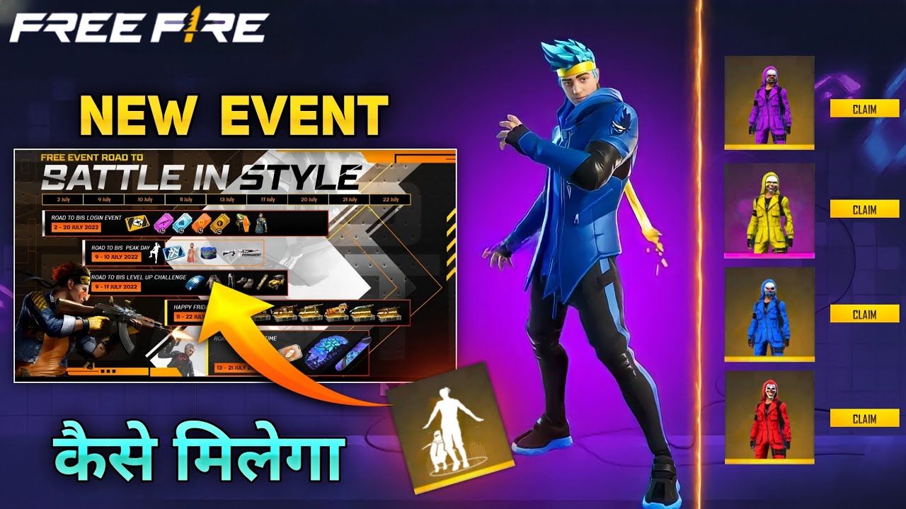 battle in style event calendar | battle in style event free fire | free ...