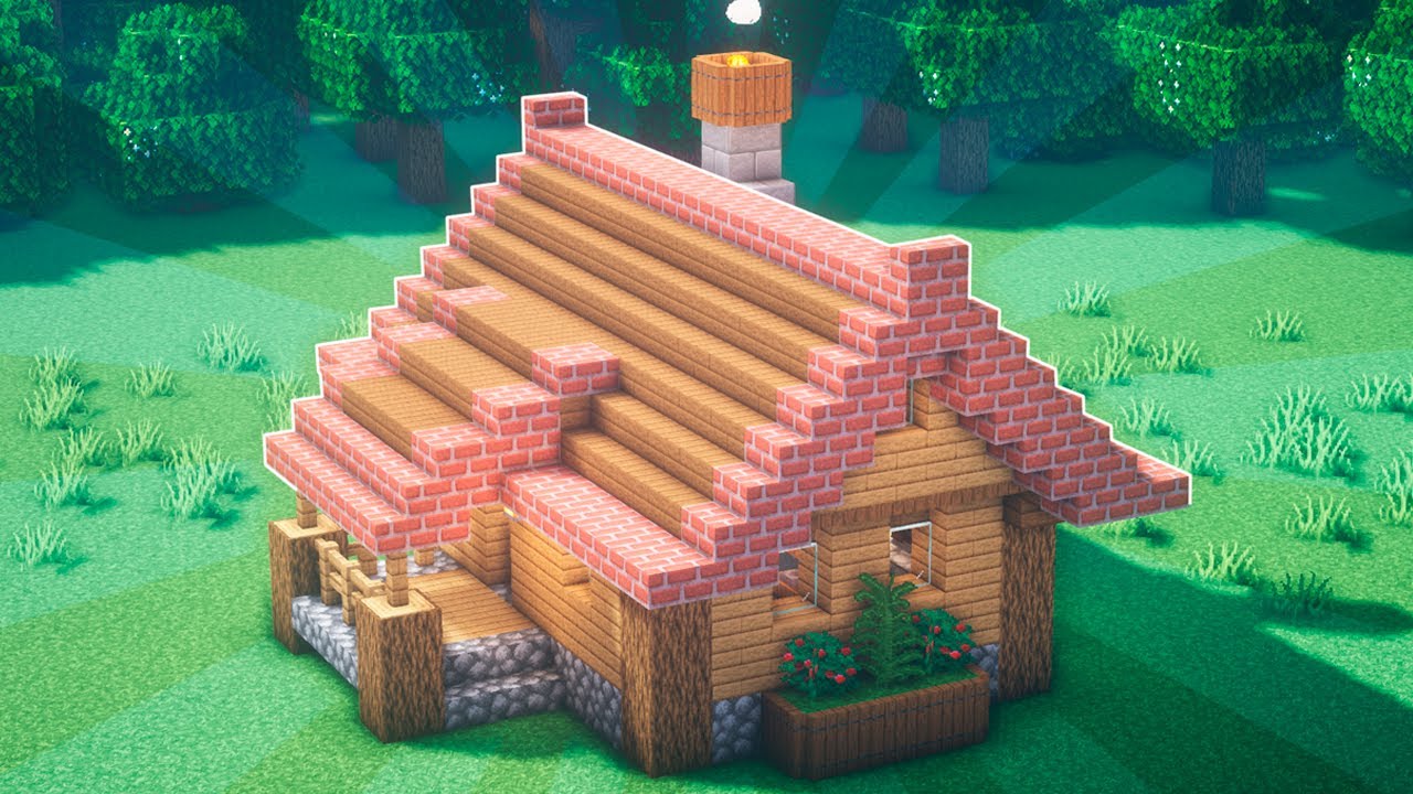 Minecraft: How to Build a Small Survival House - YouTube