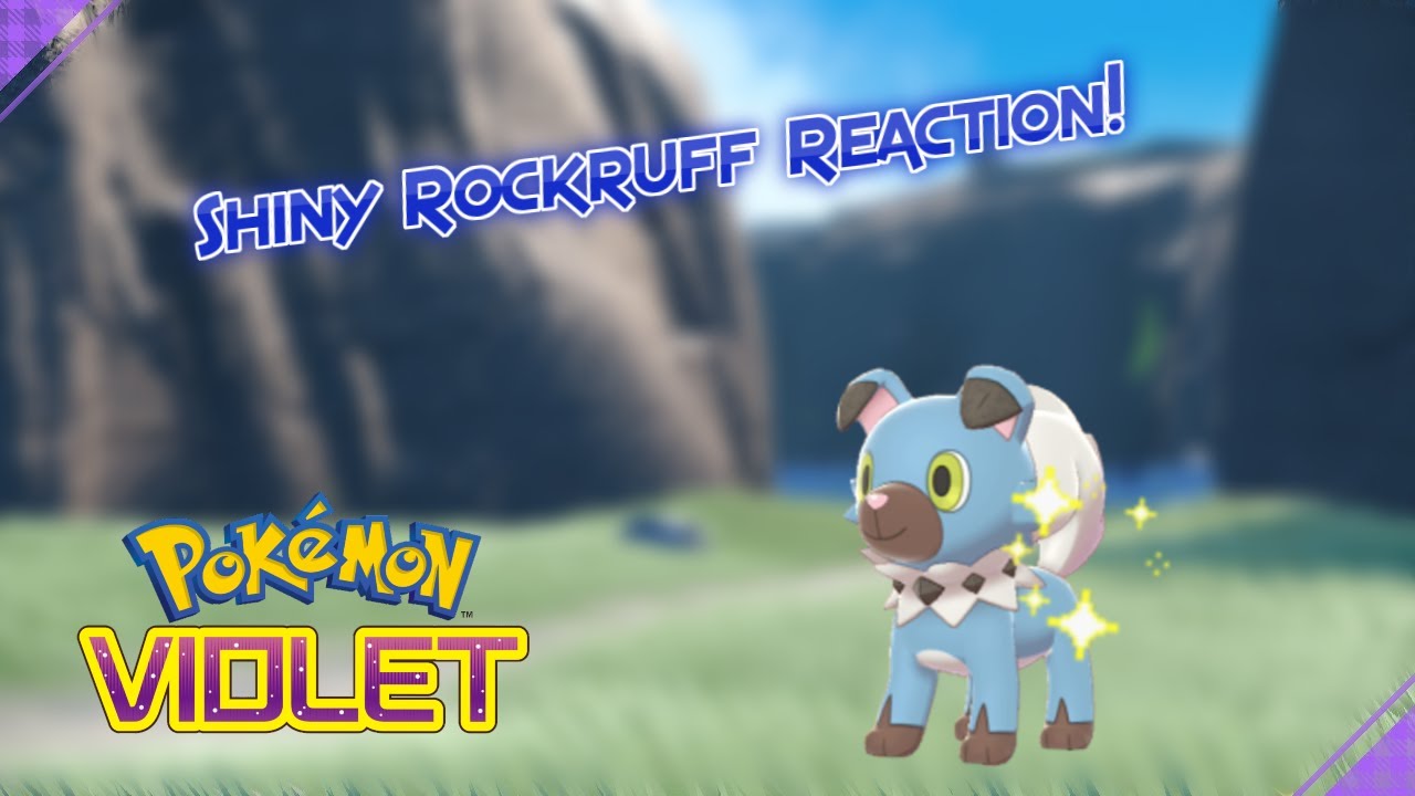 Shiny Rockruff Reaction! Pokemon Scarlet/Violet Stream Highlight - YouTube