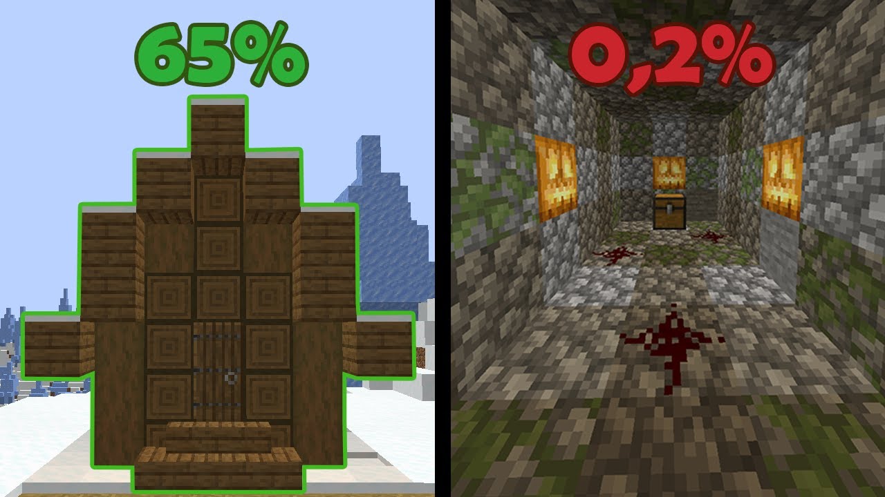 rarest secret rooms in minecraft #1 - YouTube