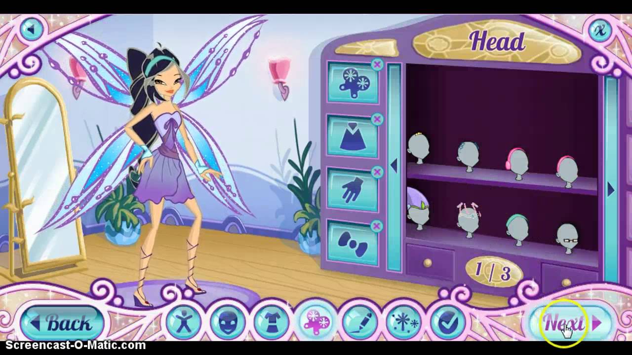 lets play winx dress me up ep 7 - YouTube