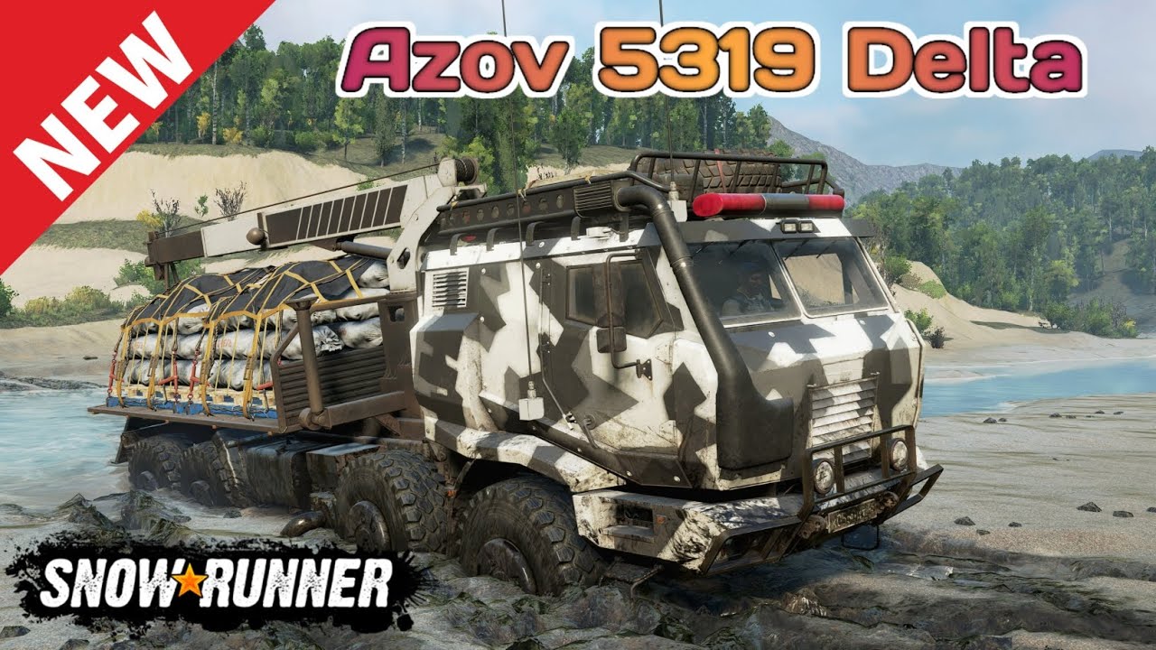 New Truck Azov 5319 Delta In SnowRunner Season 10 @TIKUS19 - YouTube