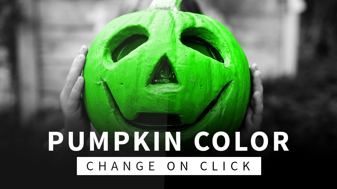 Change Pumpkin's Color On Click | Html CSS and jQuery - YouTube