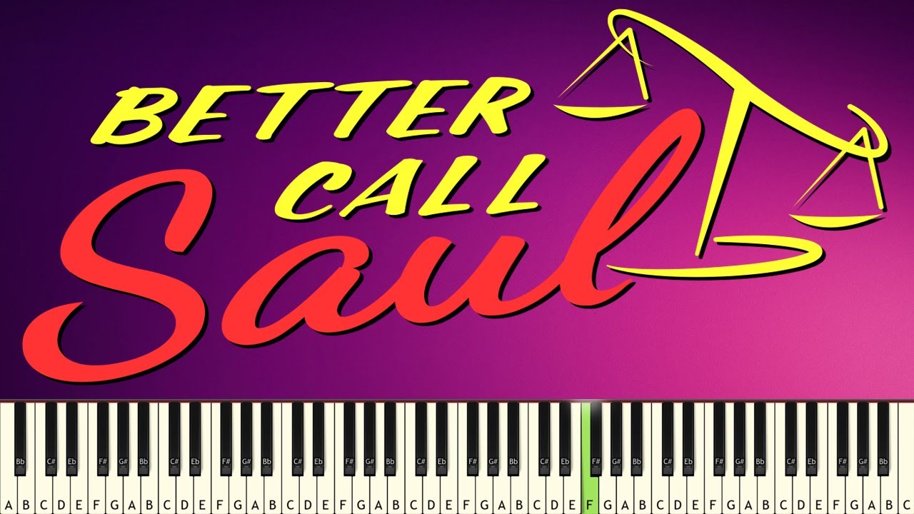 Better Call Saul Intro - PIANO TUTORIAL - YouTube