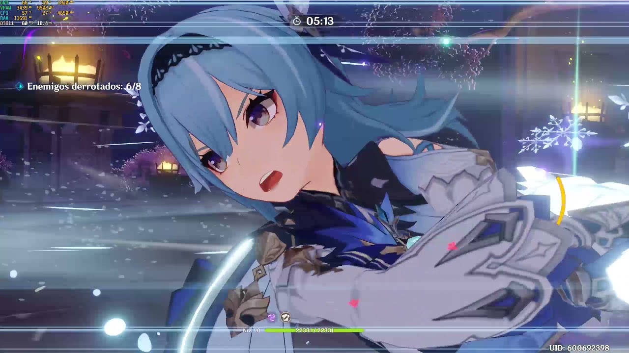 Genshin Impact - Daño Eula Elemental Burst - YouTube