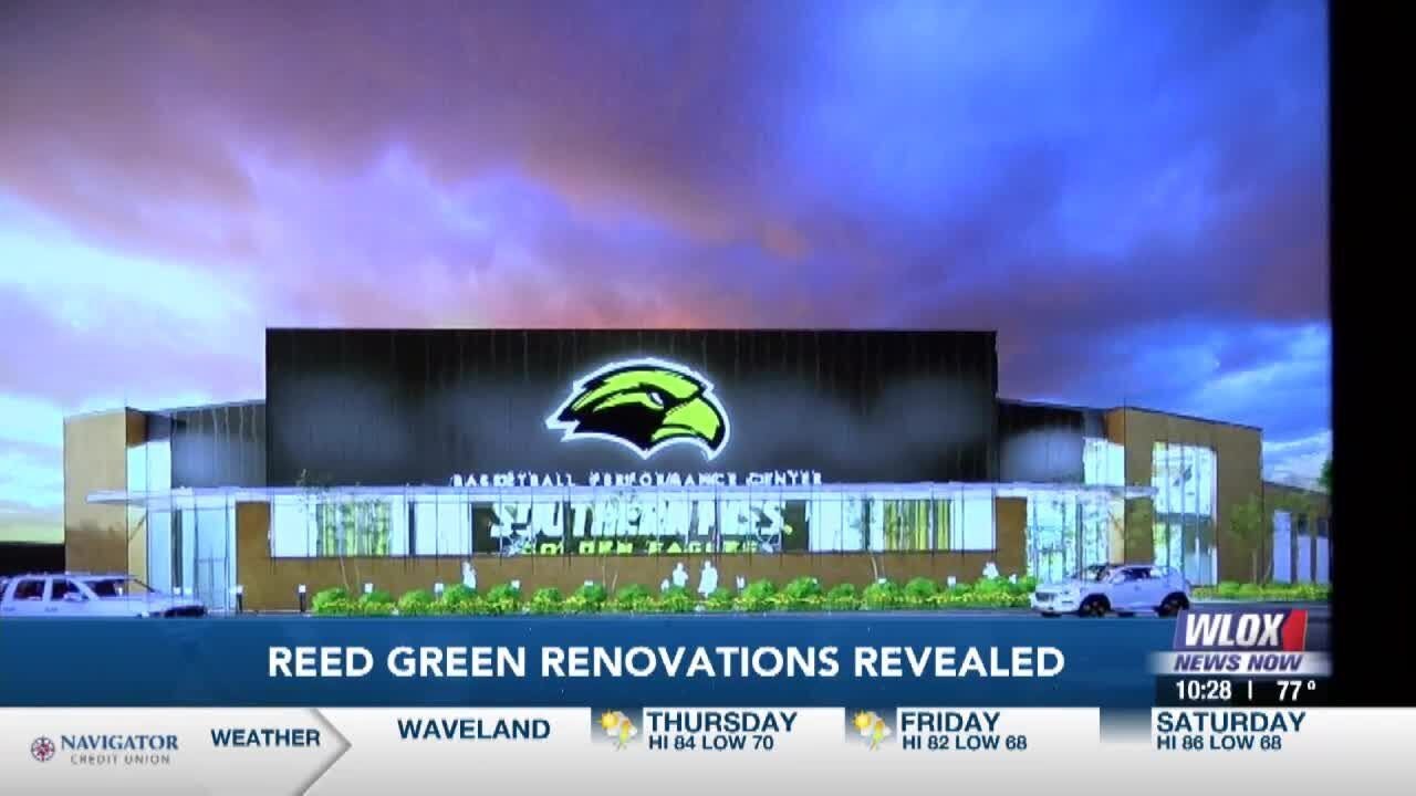 Southern Miss reveals renovations to Reed Green coliseum - YouTube