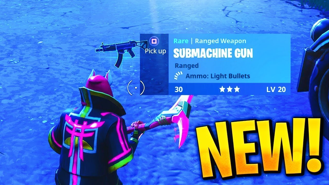 "Submachine Gun Gameplay" *NEW* Fortnite SMG Gameplay! (Fortnite NEW ...