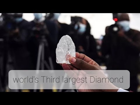 World's Third Largest Diamond Unearthed In Botswana | 3,106 carat | rj shobana