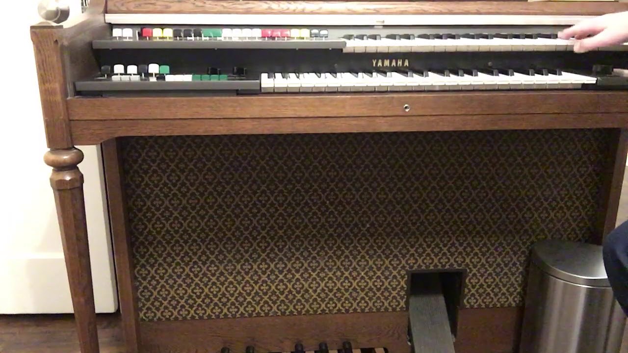 A Brief History on my Yamaha Electronic organ - YouTube