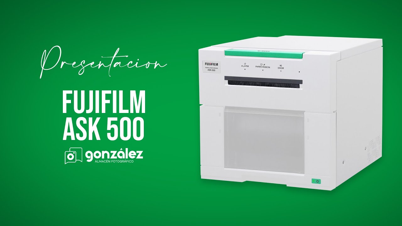 Presentación Impresora Fujifilm ASK 500. Impresora de sublimación - YouTube