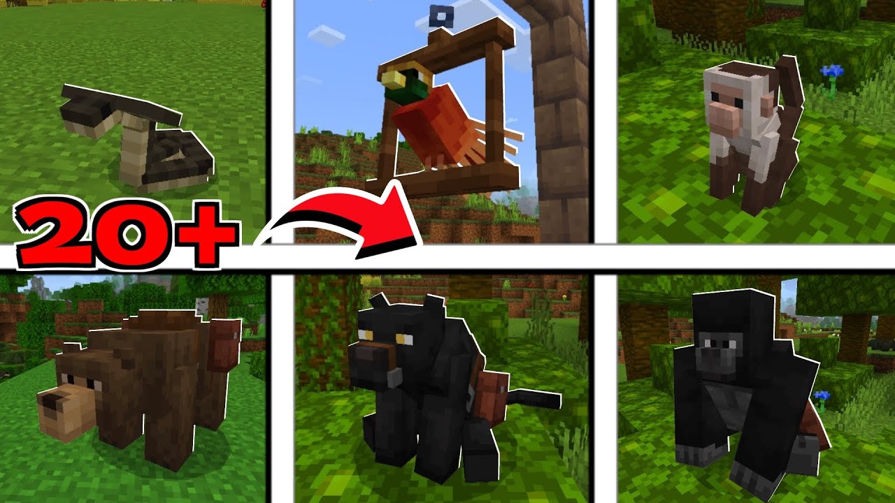 🔥Vanilla Animals - Novo Addon de animais para o Minecraft Bedrock 1.20🔥 ...