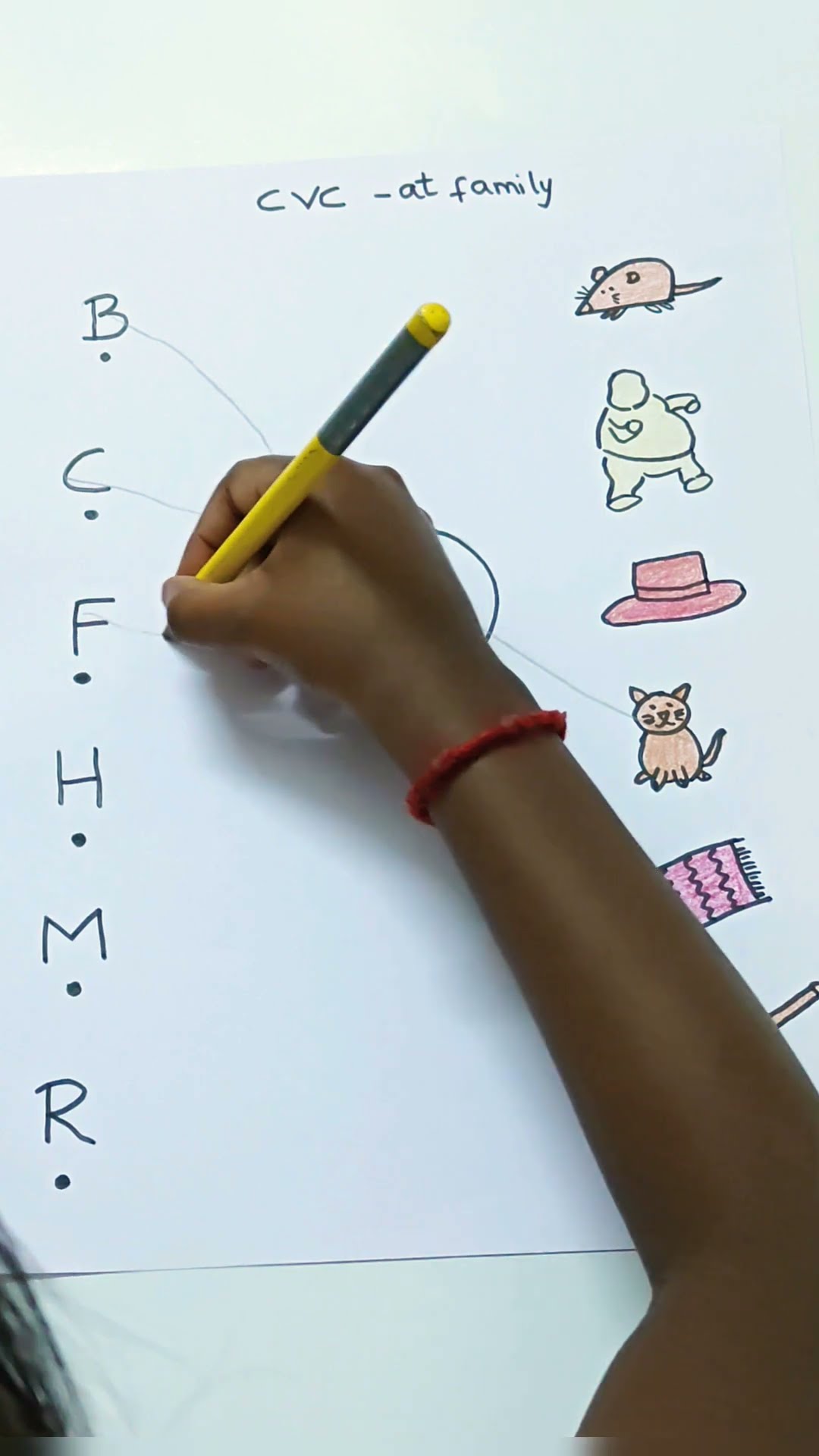 DIY phonics worksheet for kids #phonics #diyworksheet #cvcwords # ...