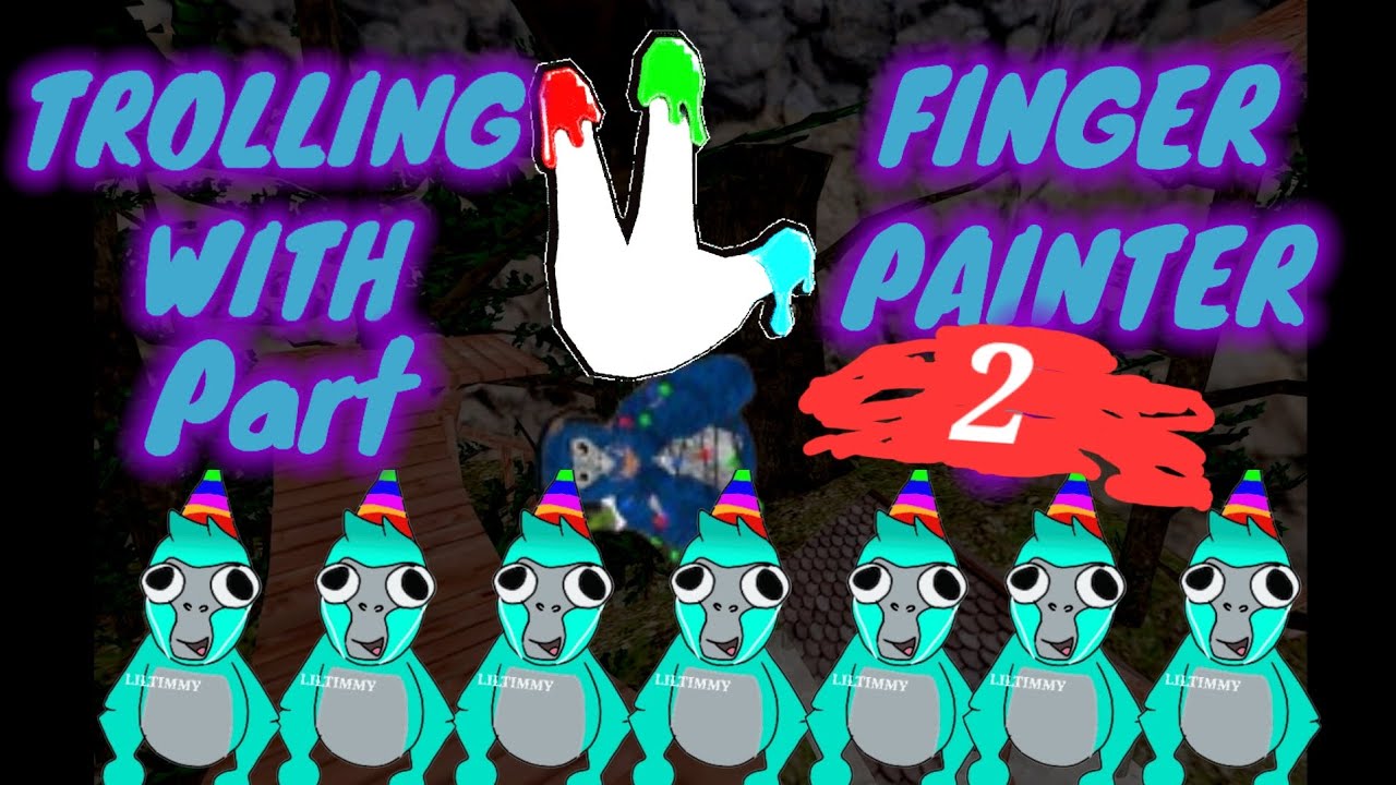 Trolling with Finger Painter Part 2 in Primary tag #primarytag # ...